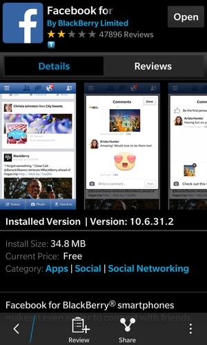 Install apps – BlackBerry Passport - 10.3 Guide