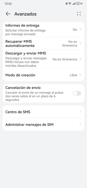Configurar SMS – Huawei Mate 50 Pro - EMUI 13 Guide