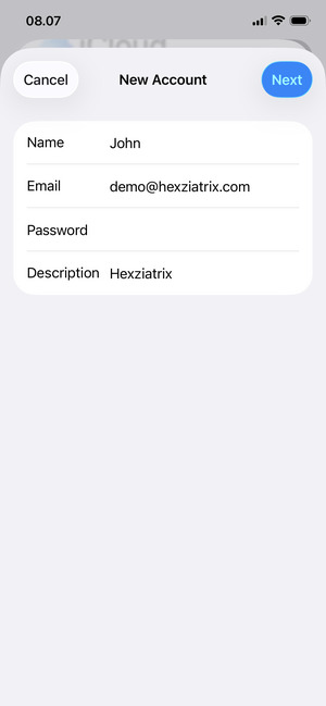 Set up POP3/IMAP email – Apple iPhone 17 Pro - iOS 26 Guide